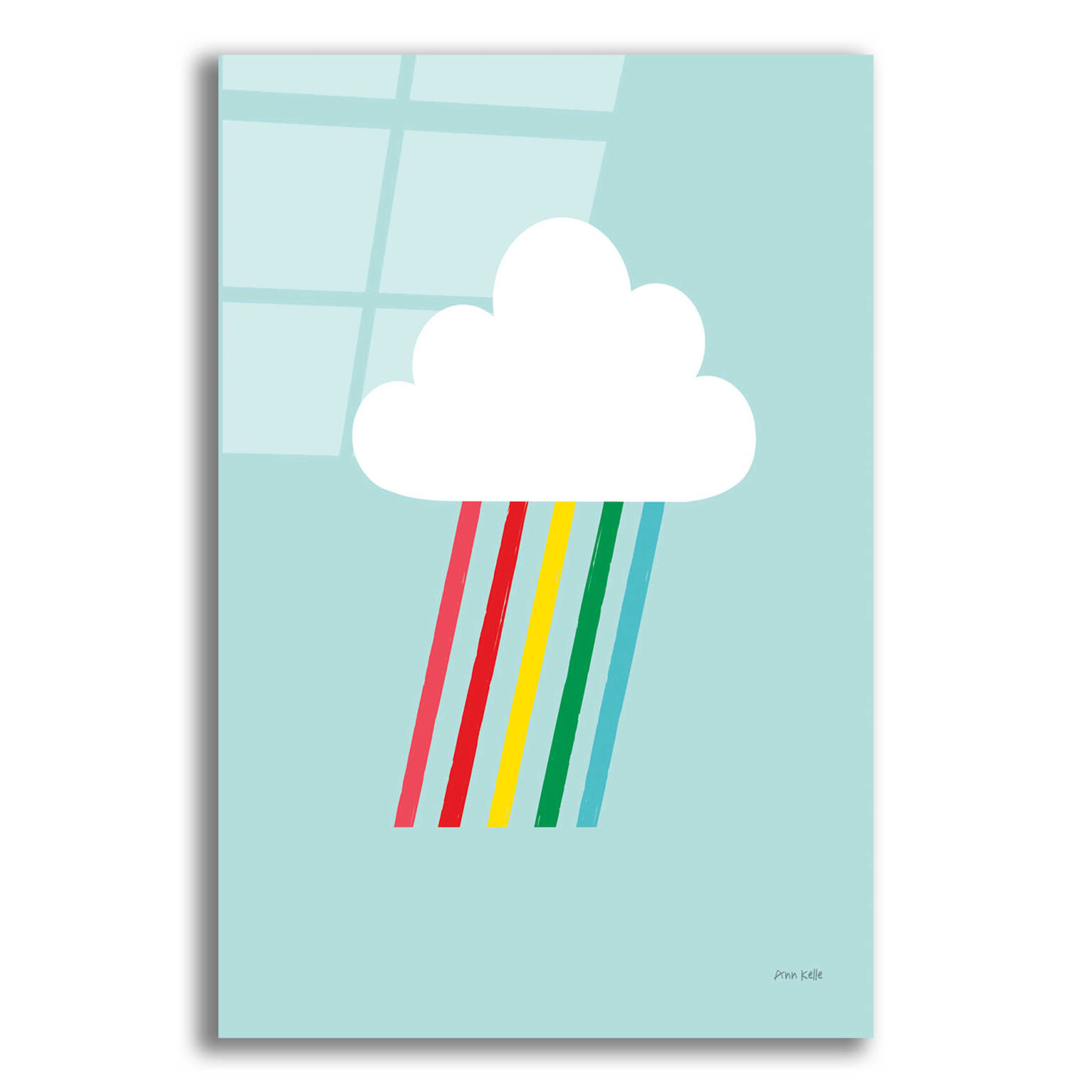 Isabelle & Max™ Rainbow Rays II by Ann Kelle - Unframed Print | Wayfair